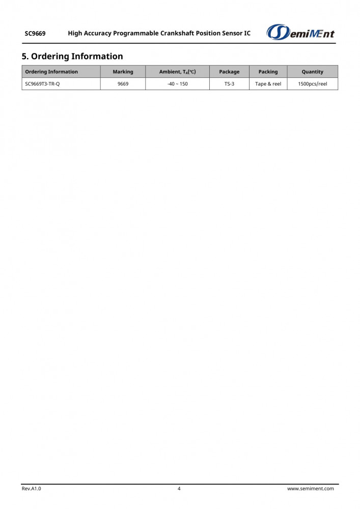 SC9669T3 datasheet page 4