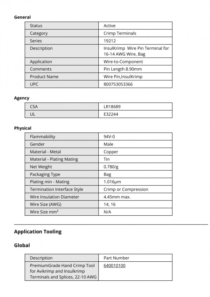 Product document page 2