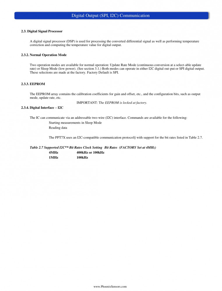 PPT7X technical document page 3