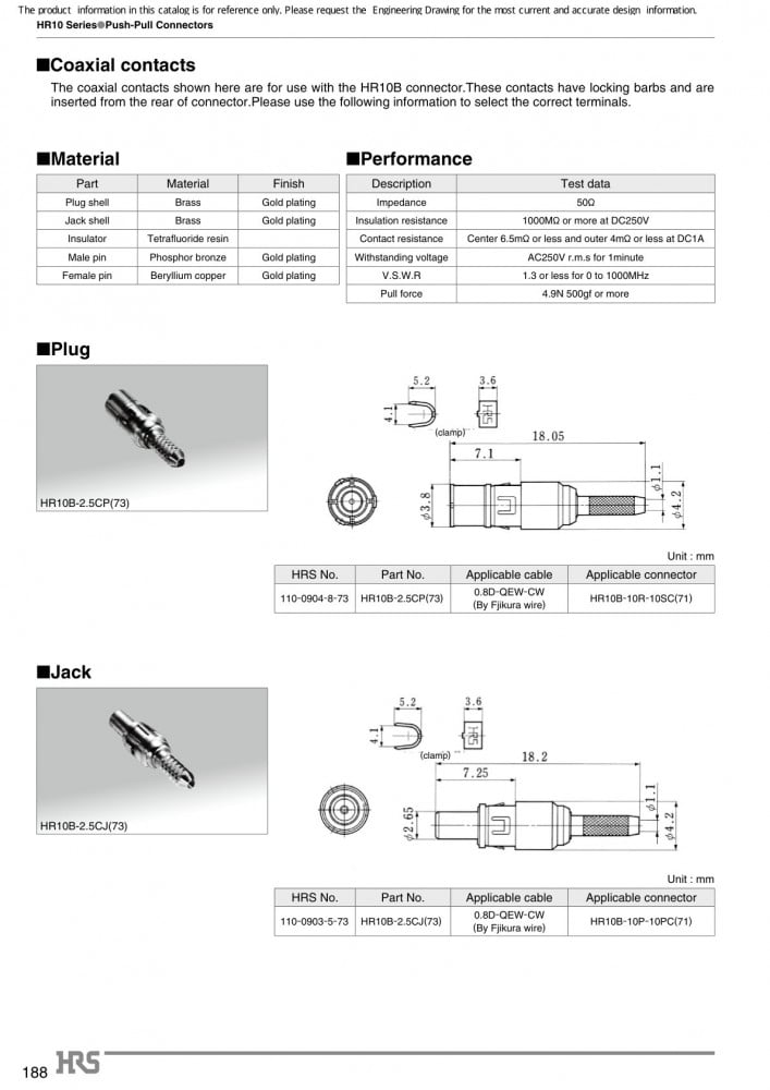 HRS HR10 series document page 10