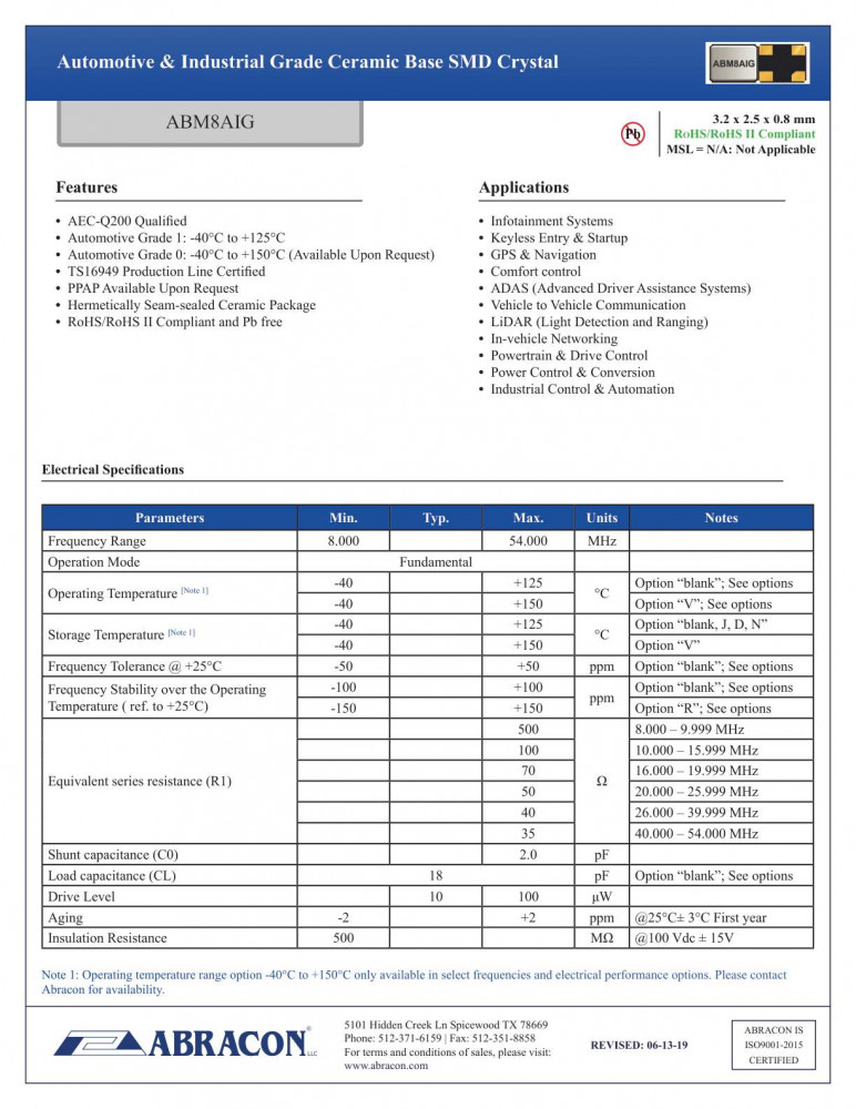 ABM8AIG datasheet page 1