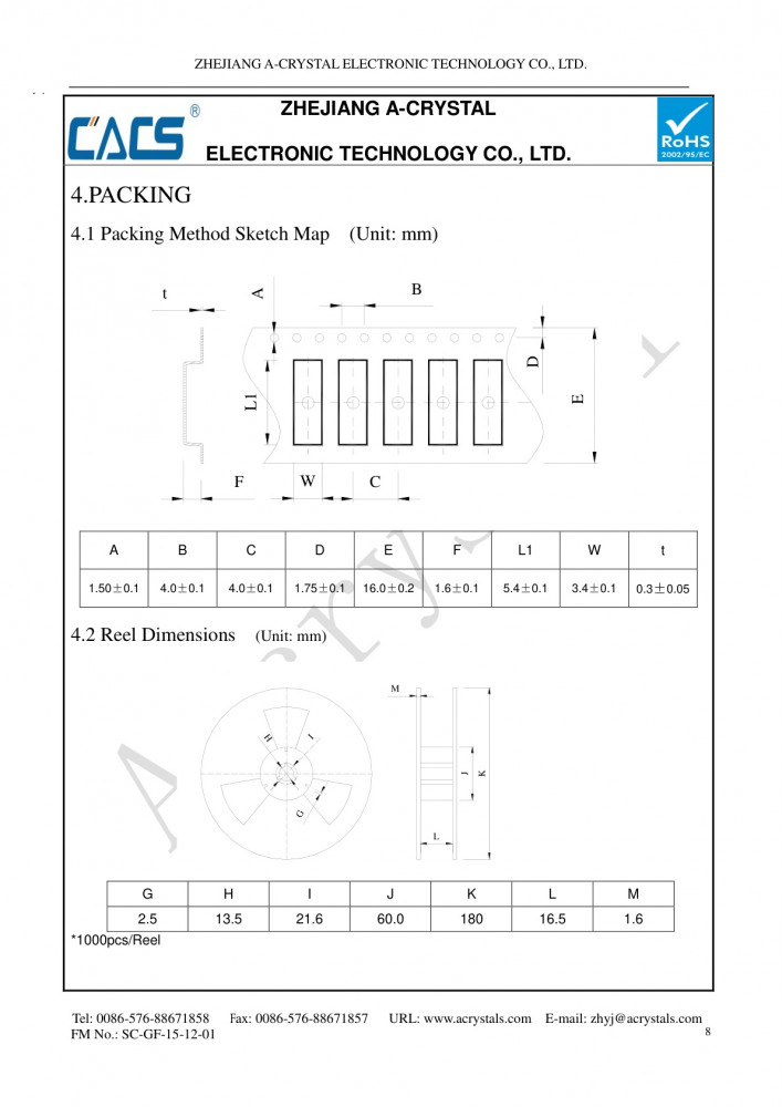 POSC5032J specification page 8