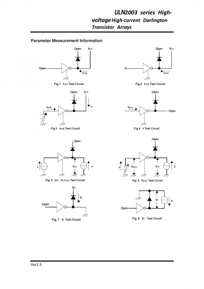 ULN2003 datasheet page 5