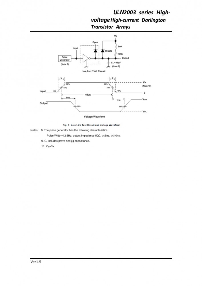 ULN2003 datasheet page 6