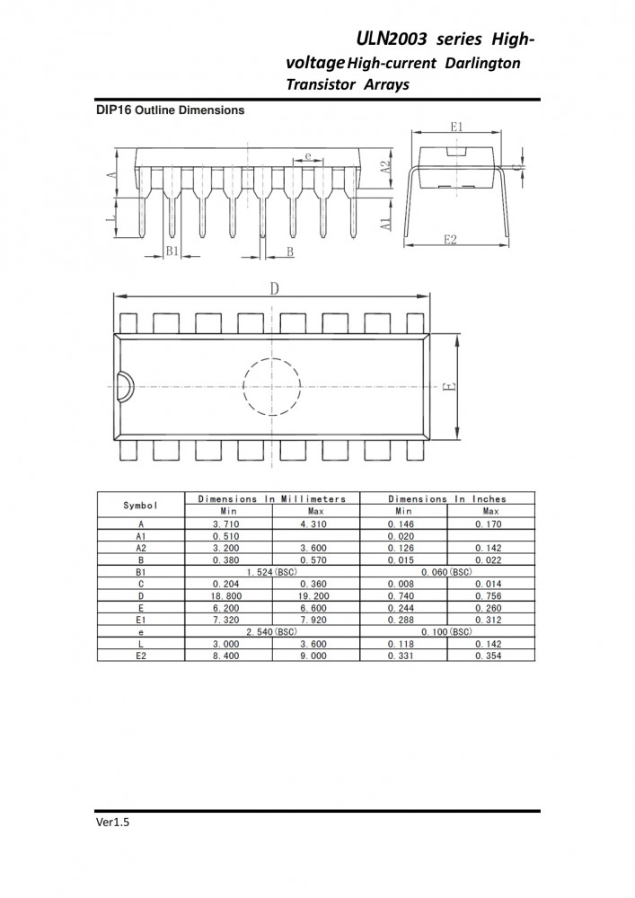 ULN2003 datasheet page 7