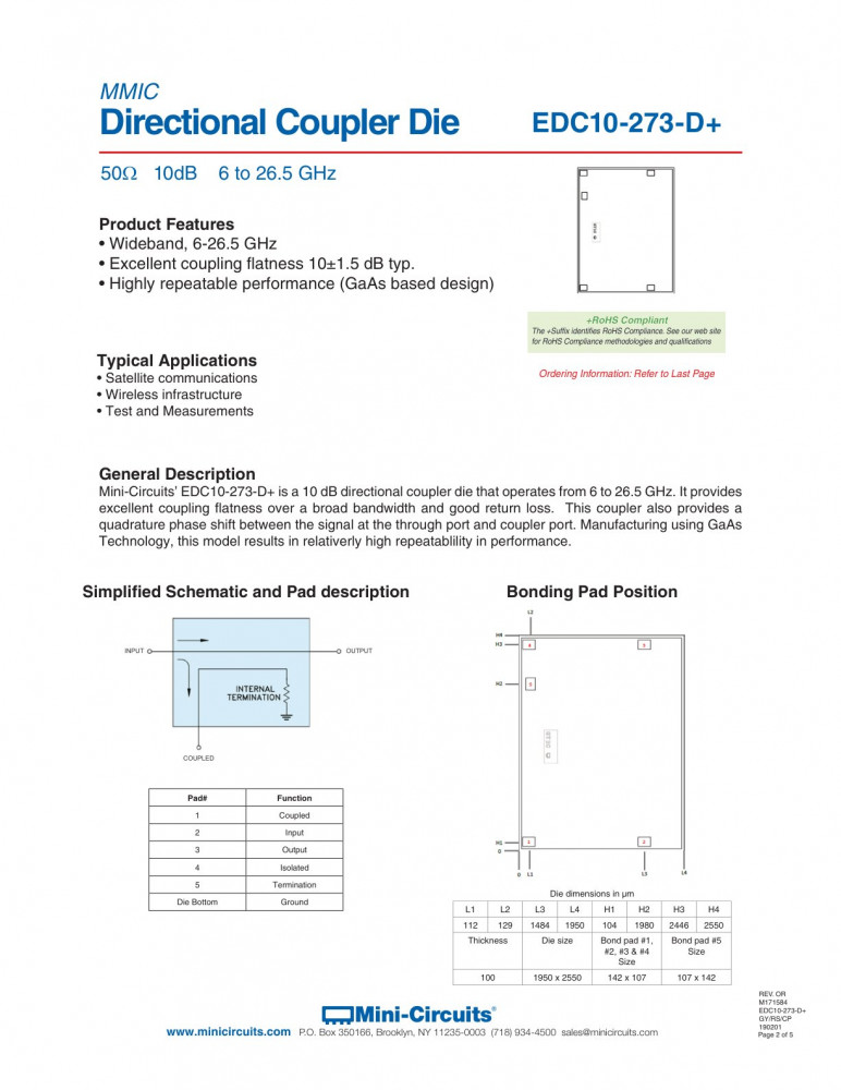 EDC10-273-DG+ datasheet page 2