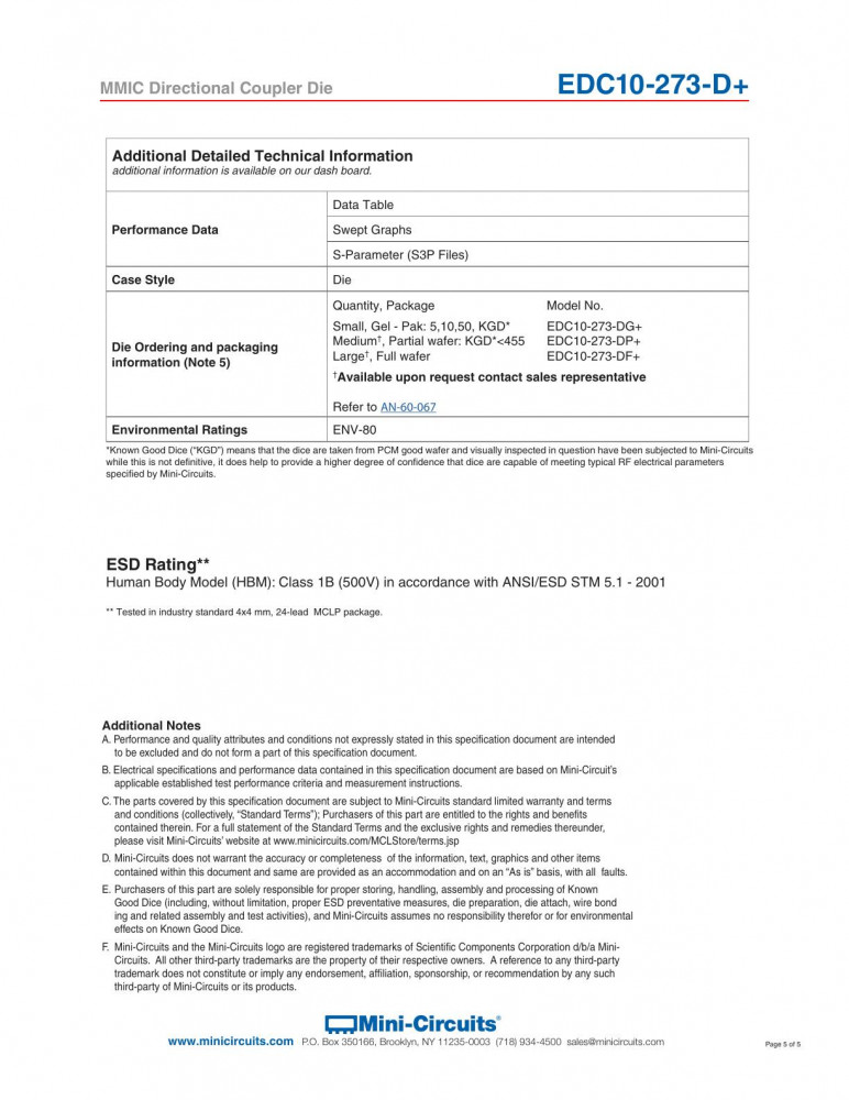 EDC10-273-DG+ datasheet page 5