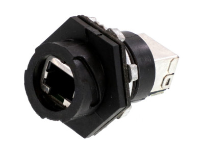 Industrial Ethernet RJ-45 Receptacle, Panel Mount for sale