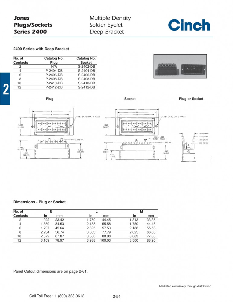 CINCH 2400 Series datasheet page 5