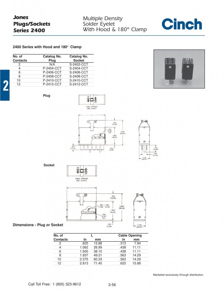 CINCH 2400 Series datasheet page 7