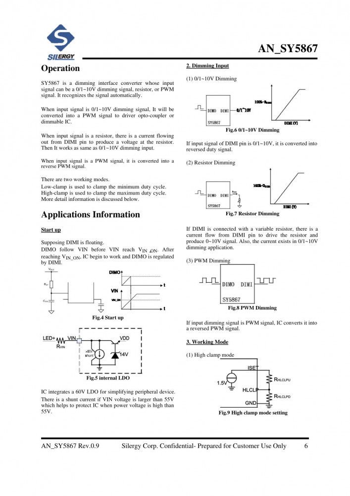 SY5867FAC datasheet page 6
