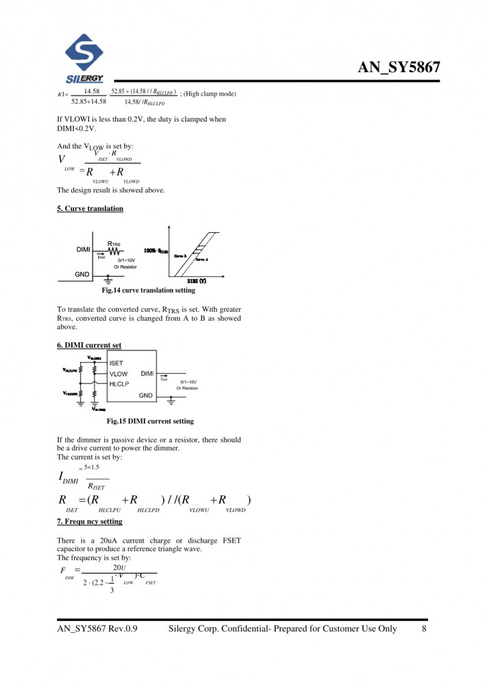 SY5867FAC datasheet page 9