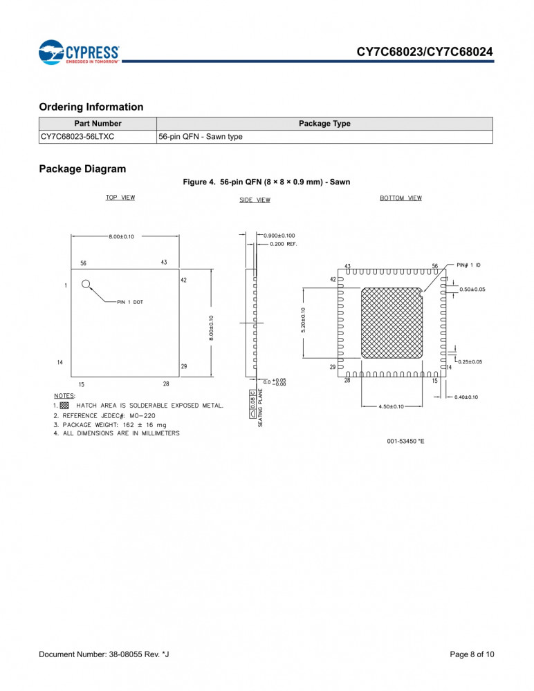 CY7C68023 datasheet page 9