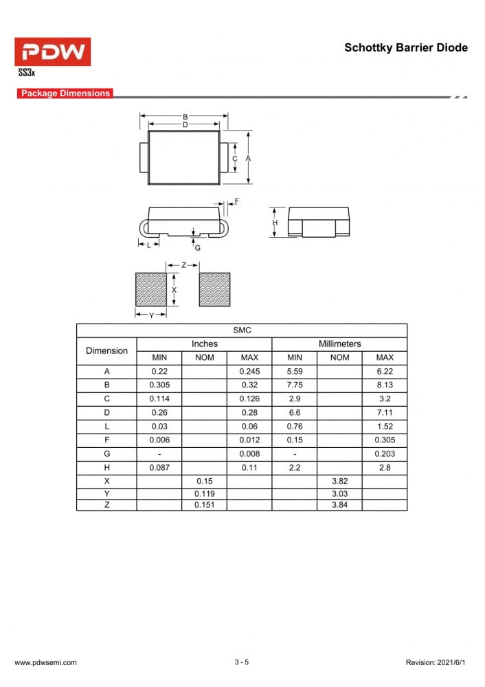SS310C datasheet page 3