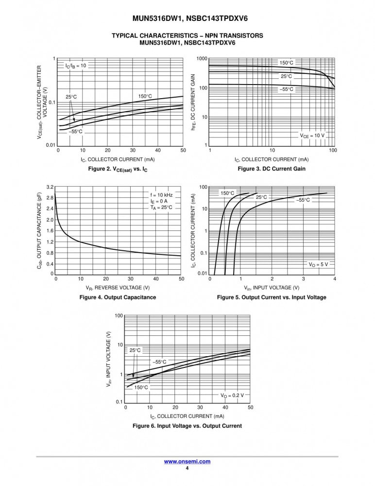 NSVBC143TPDXV6T1G datasheet page 4