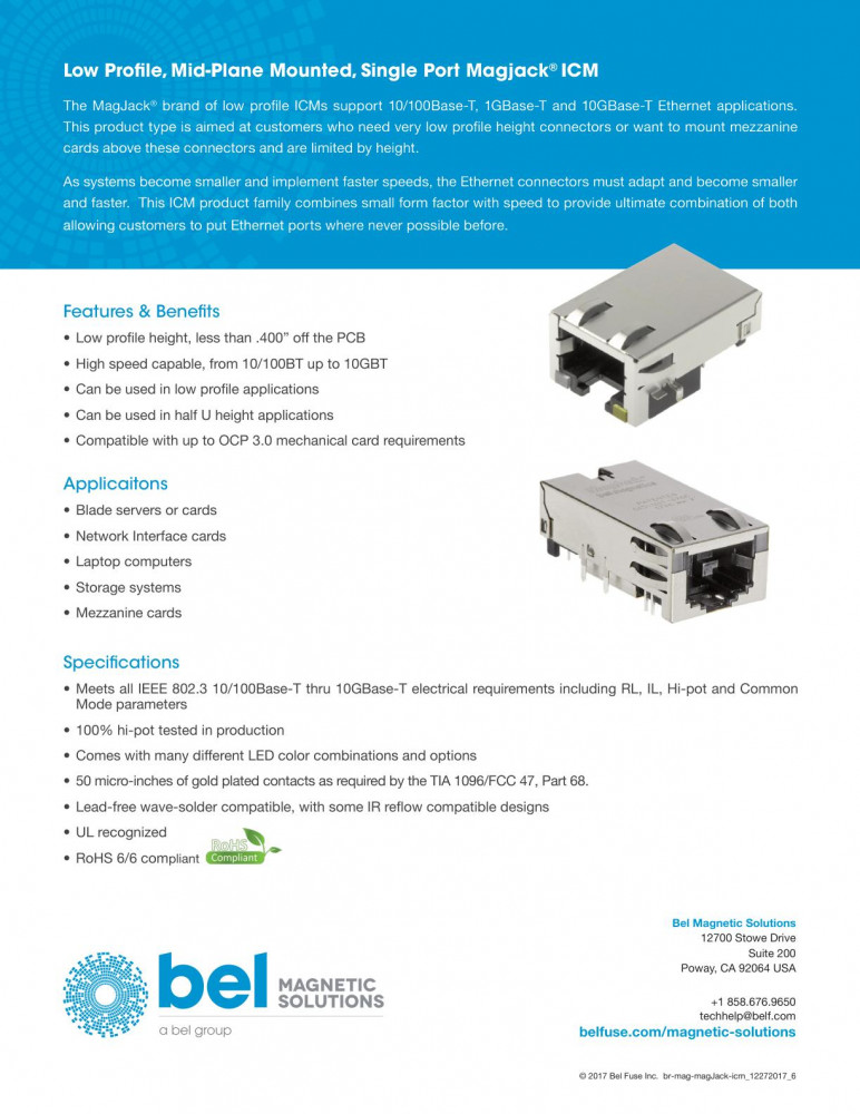 Bel Fuse MagJack product guide page 4