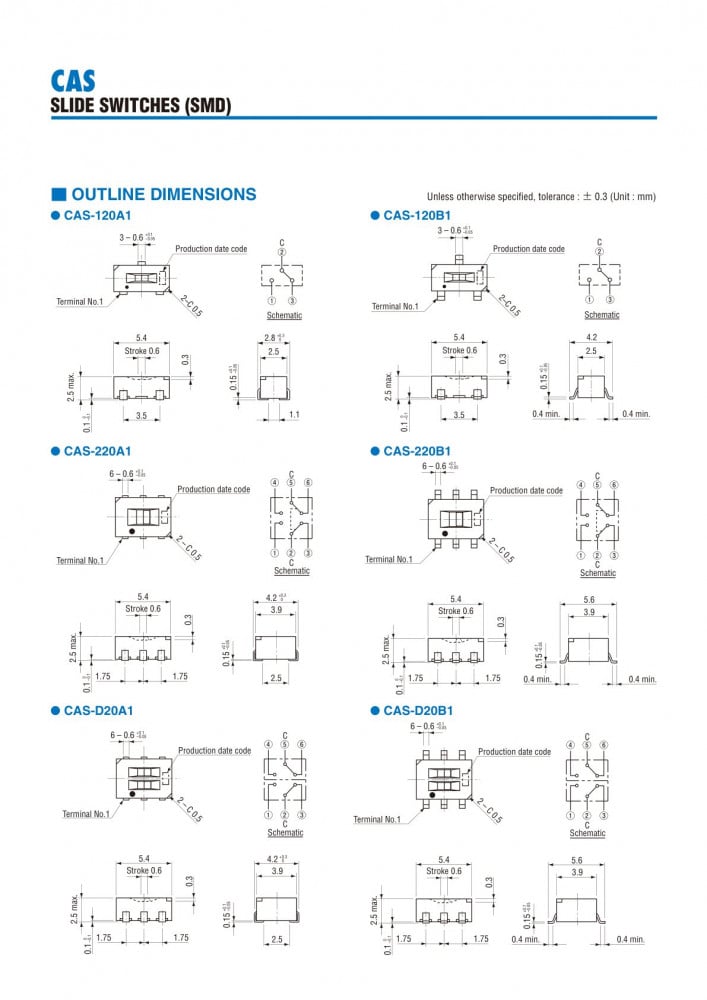 CAS series datasheet page 4
