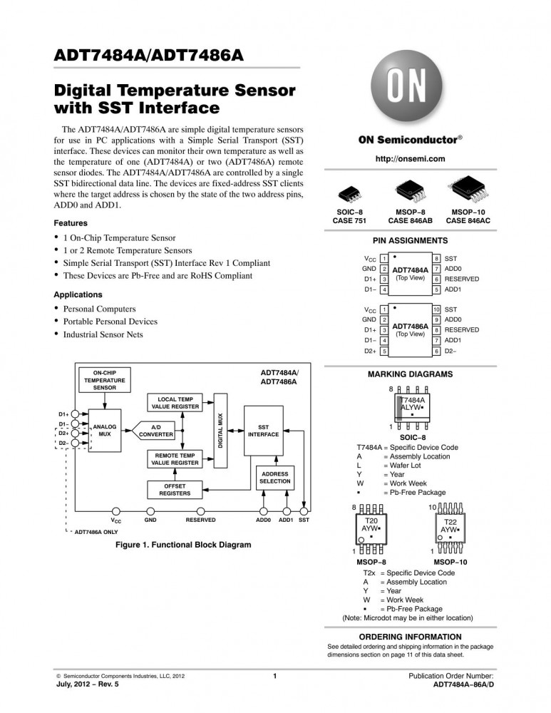 ADT7486A datasheet page 2