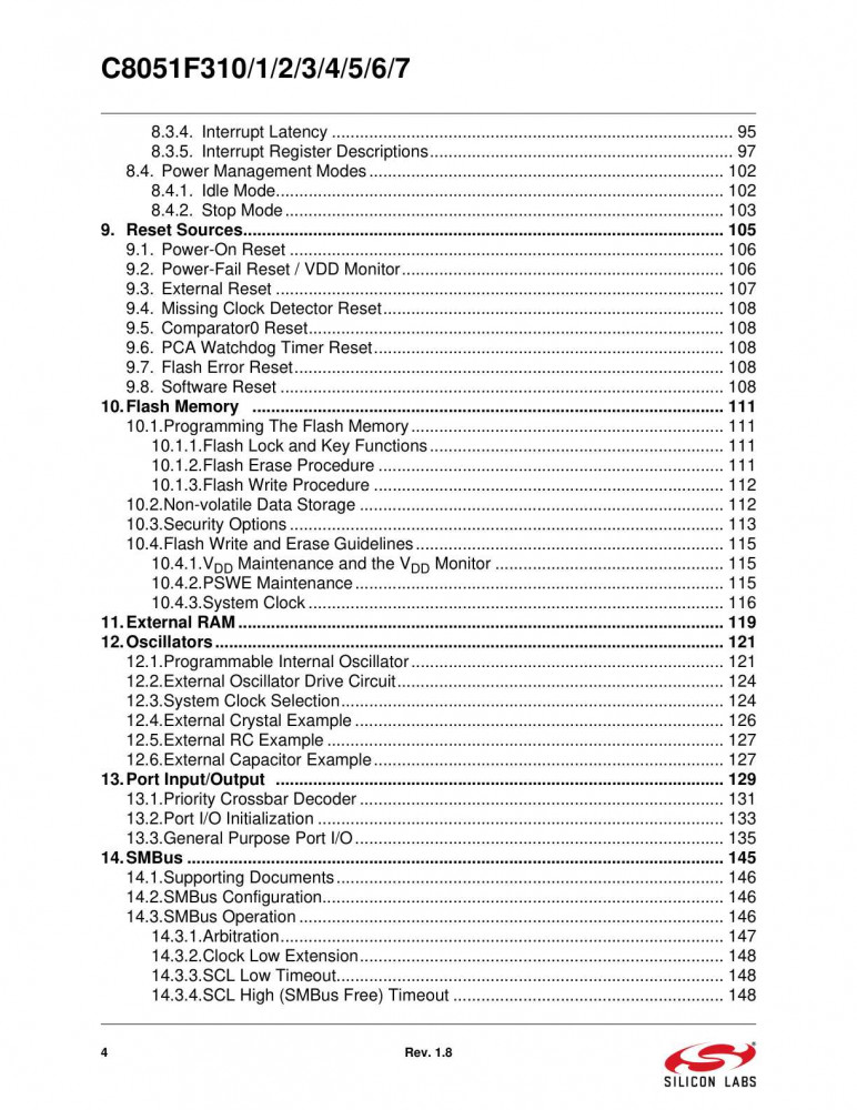 C8051F314-GQ datasheet page 4