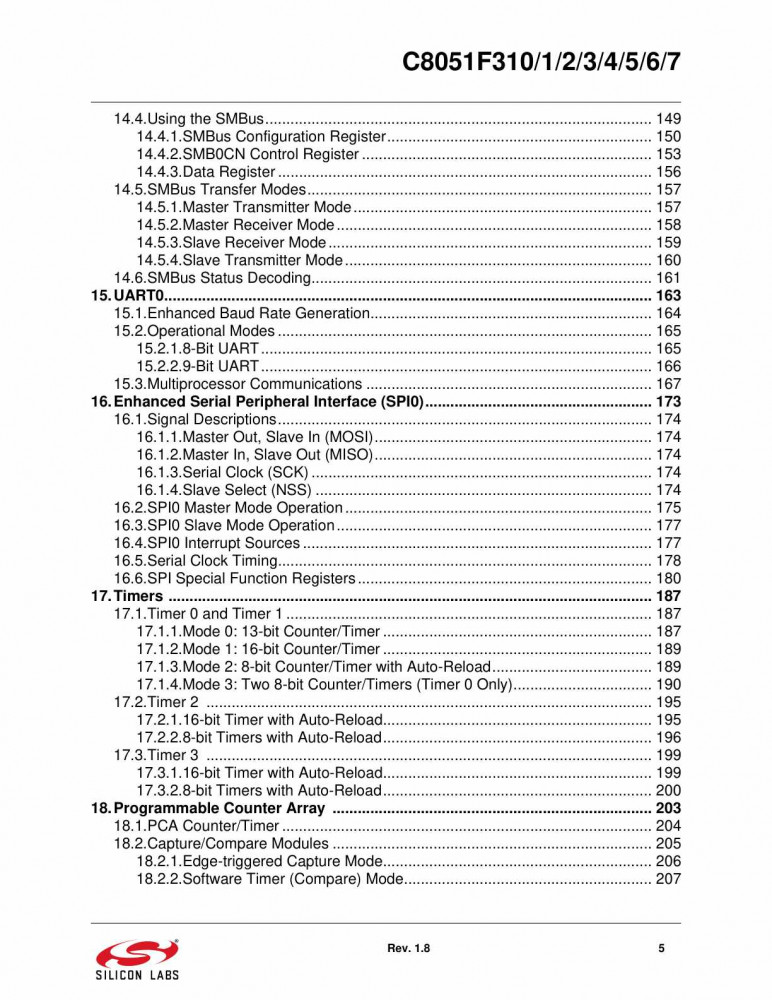 C8051F314-GQ datasheet page 5
