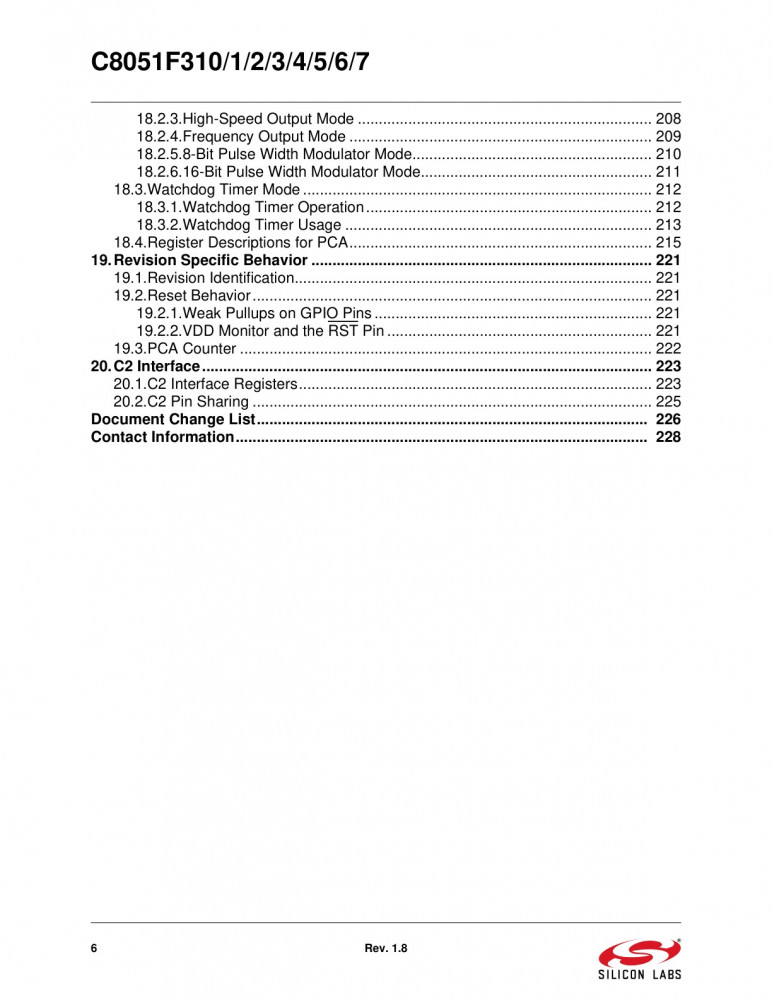 C8051F314-GQ datasheet page 6