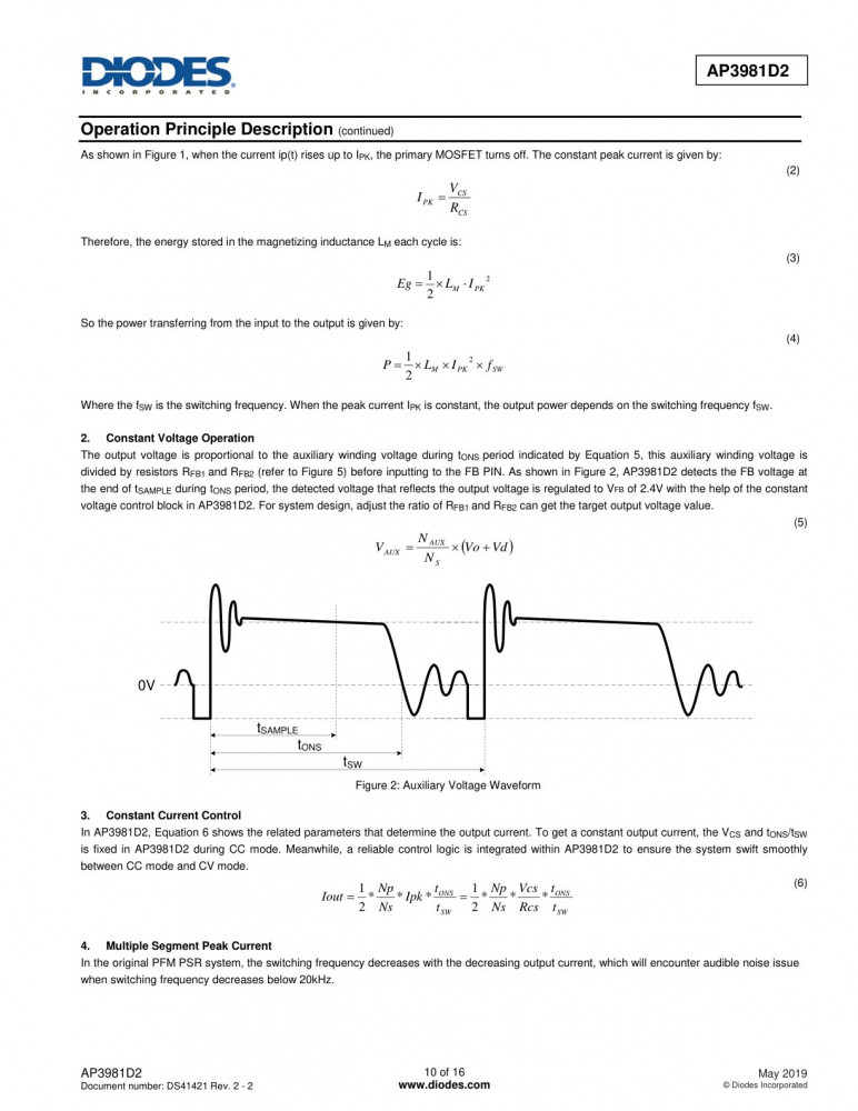 AP3981D2S-13 datasheet page 10