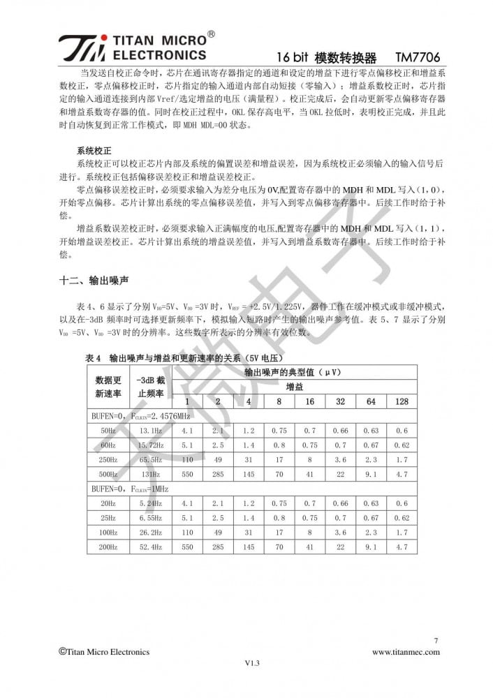 TM7706 datasheet page 7