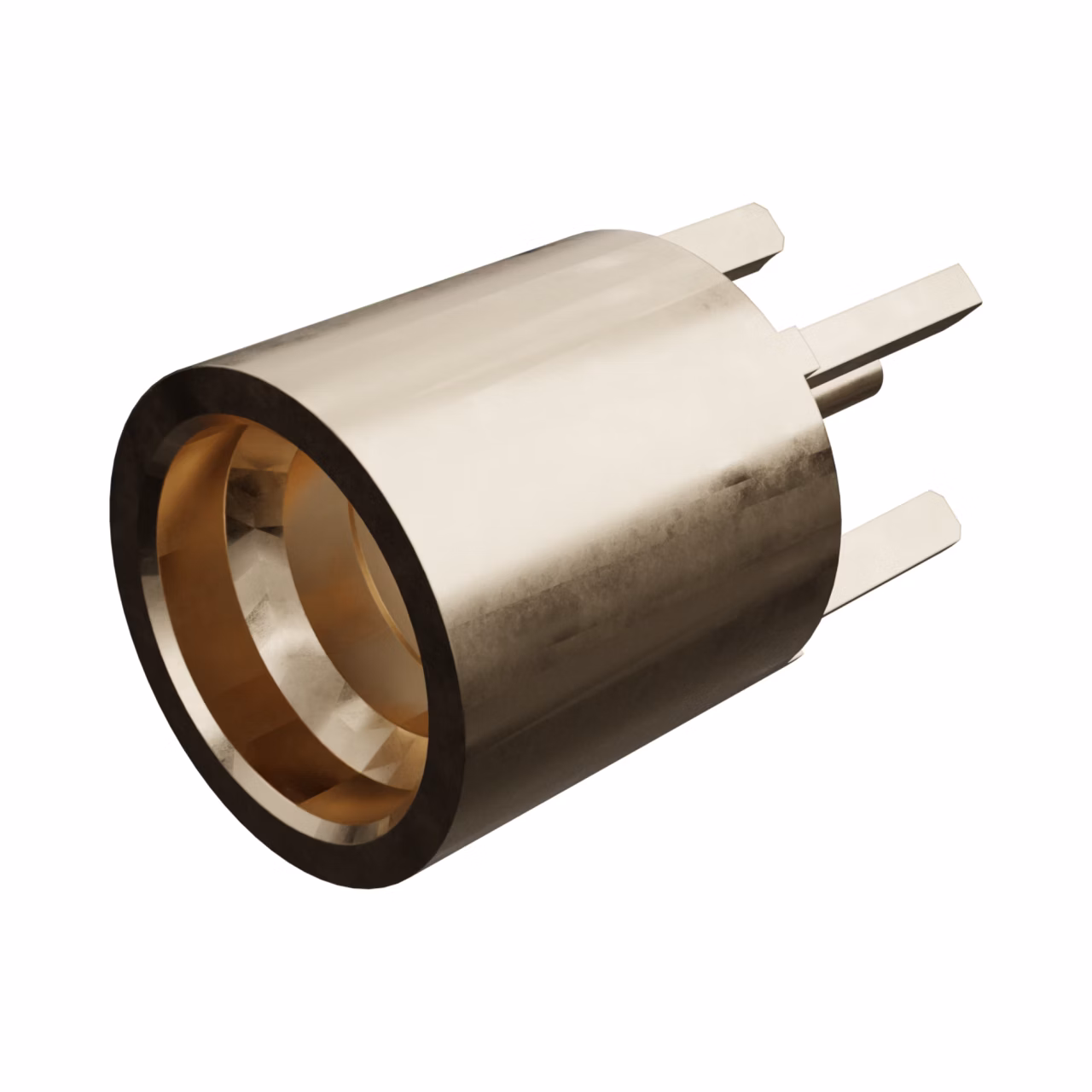 SMP Plug, Straight, Limited Detent, PCB, Through Hole, Tray for sale