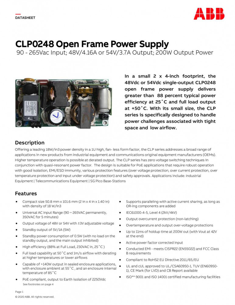 CLP0248 technical document page 1