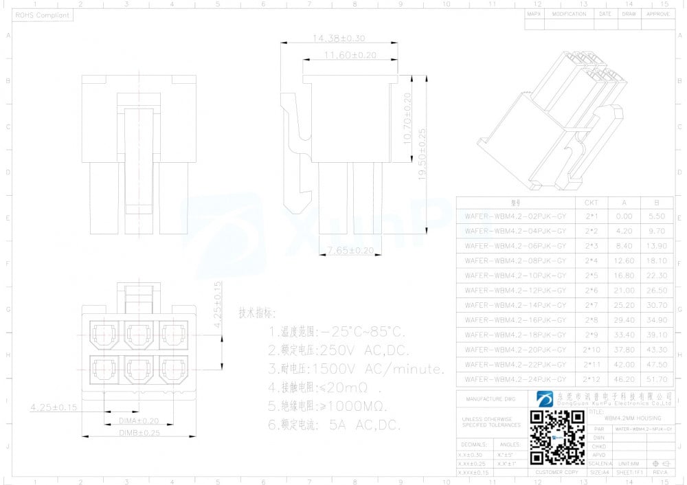 WAFER-WBM4.2-12PJK-GY technical document preview