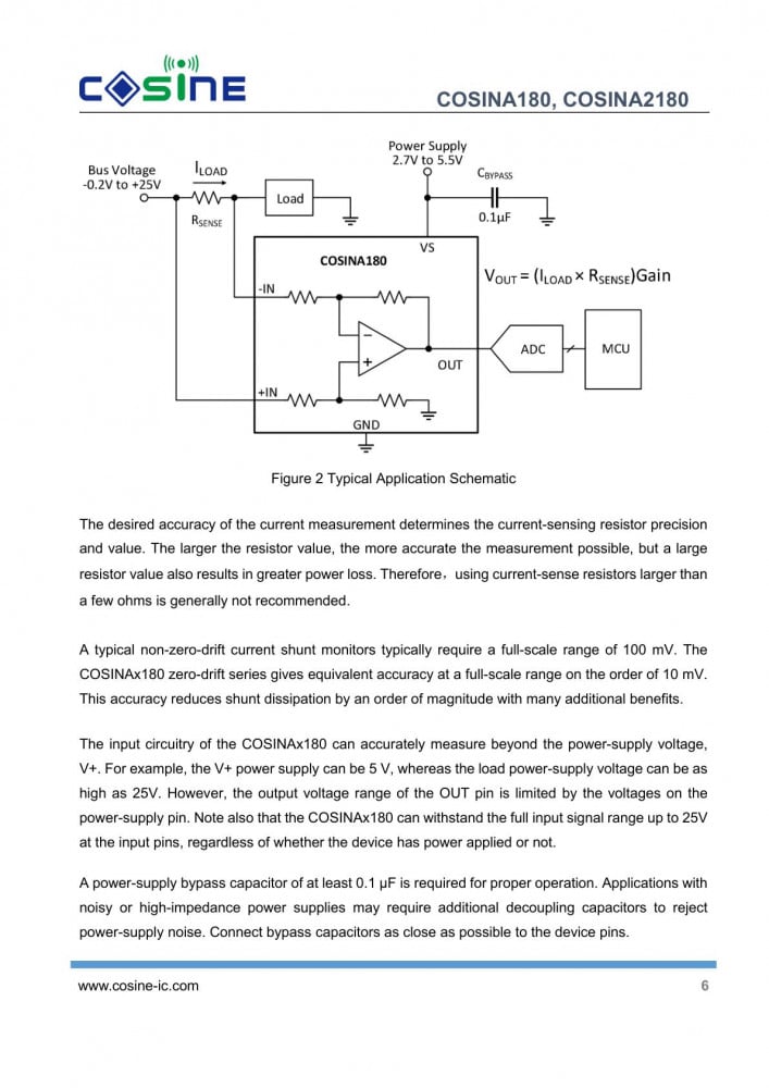 COSINA180A3 datasheet page 6