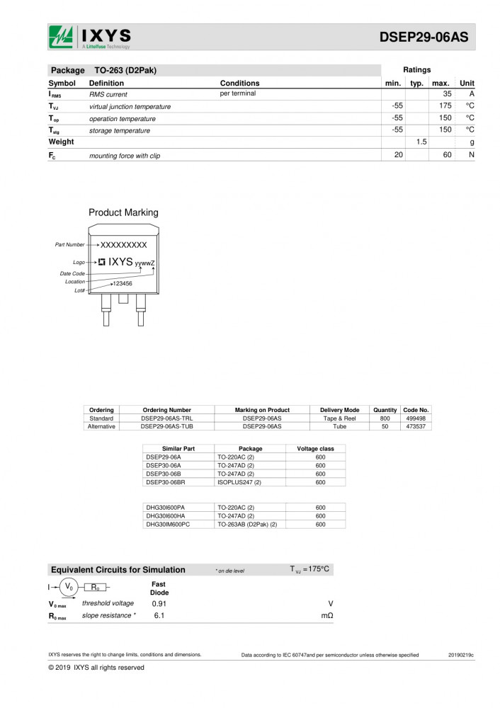 DSEP29-06AS-TRL datasheet page 3