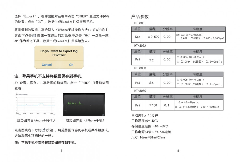 HT-805A manual page 4