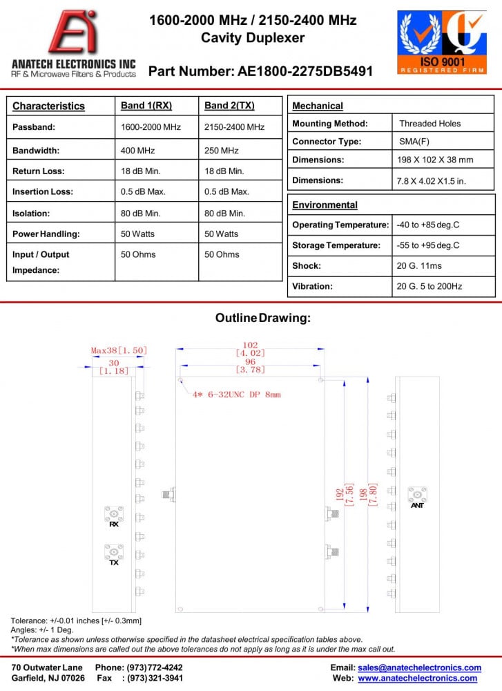 AE1800-2275DB5491 datasheet page 1
