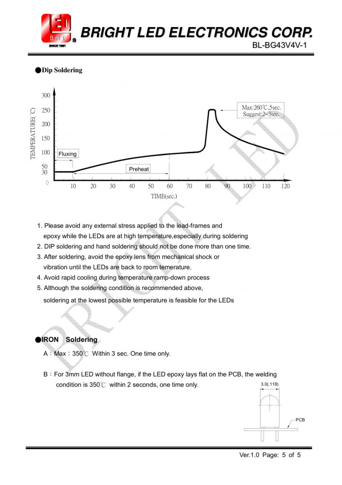 BL-BG43V4V-1 datasheet page 5