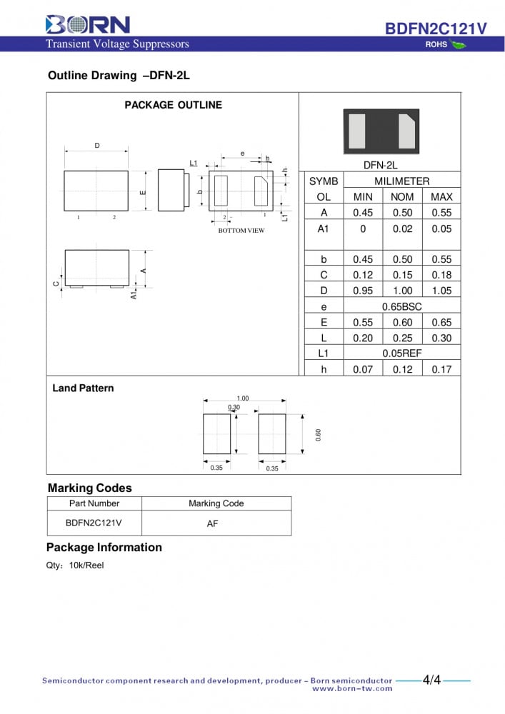 BDFN2C121V datasheet page 4