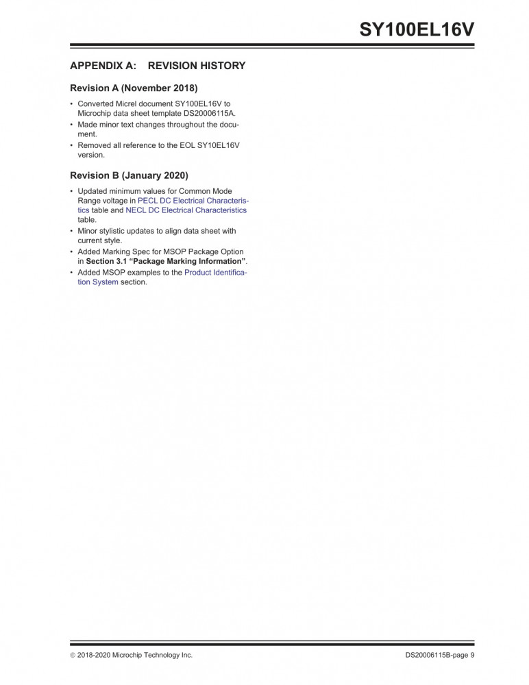 SY100EL16VKG datasheet page 9