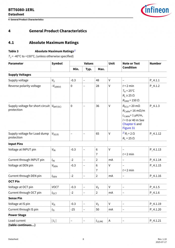 BTT60801ERLXUMA1 document page 8