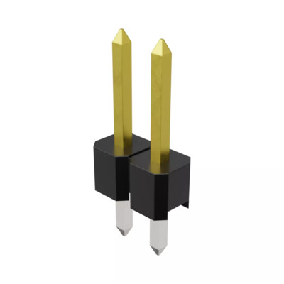 KK 254 PCB Header, Through Hole, Breakaway, Vertical, 2 Circuits, 0.75µm Gold (Au) Plating, Tray Packaging, Lead-Free for sale