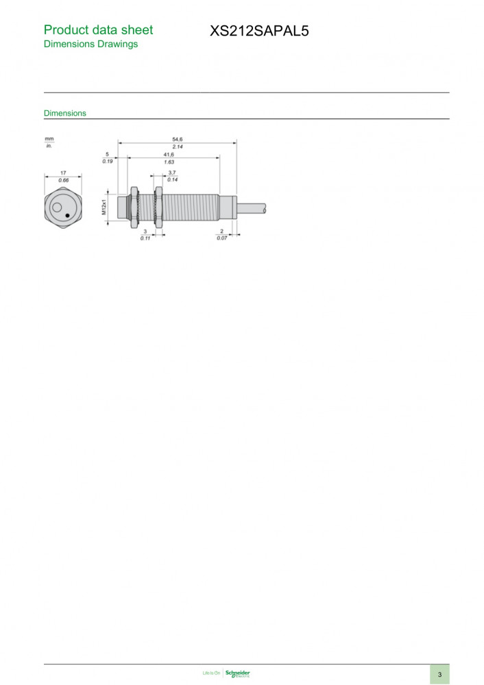 XS212SAPAL5 product documentation page 3