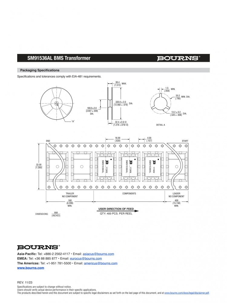 SM91536AL-E datasheet page 3