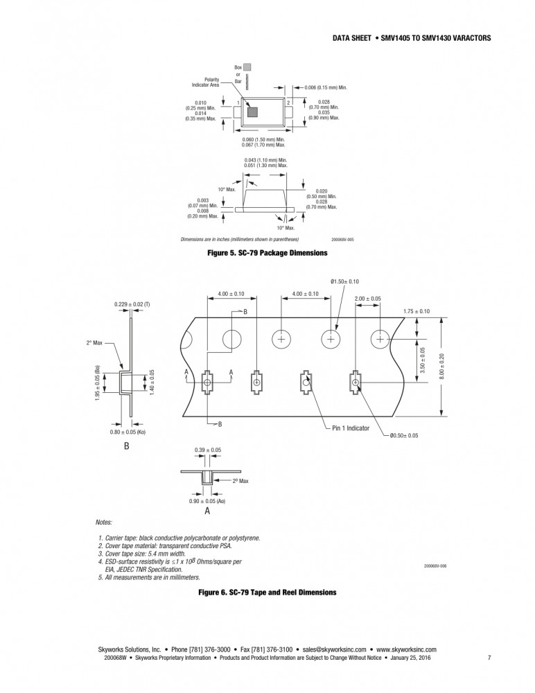 SMV1405-079LF datasheet page 7