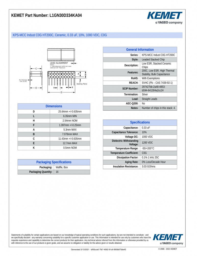 L1GN30D334KA04 technical document page
