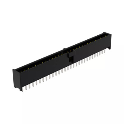 C-Grid III PCB Header, 2.54mm Pitch, Through Hole, Single Row, Vertical, Shrouded, 19 Circuits, 0.05µm Gold (Au) Flash Plating