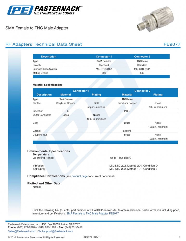 PE9077 technical document page 2