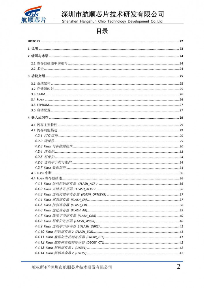 HK32L084CBT6 technical document page 2