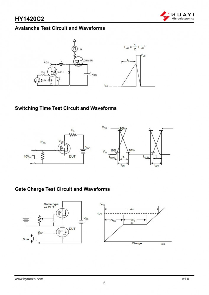HY1420C2 datasheet page 6
