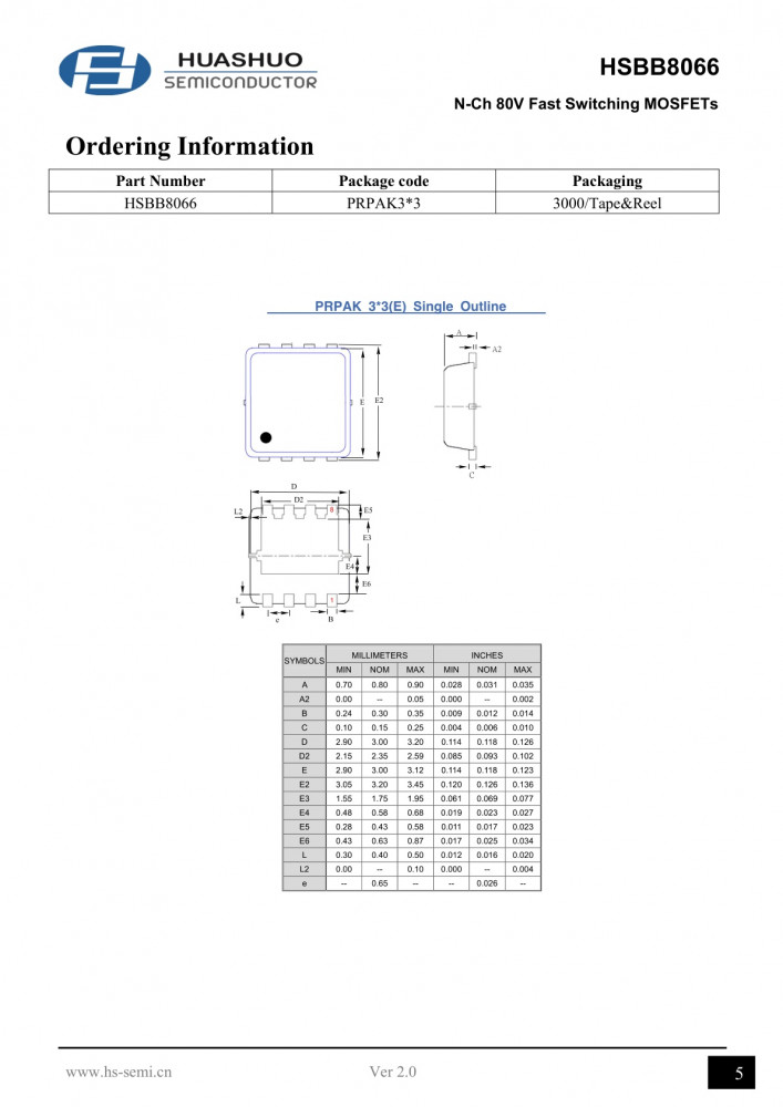 HSBB8066 datasheet page 5