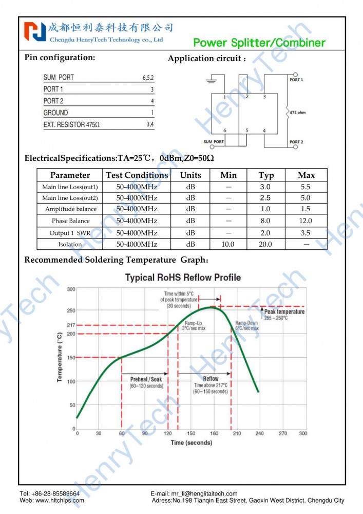 H2TCP-2-272+ datasheet page 2