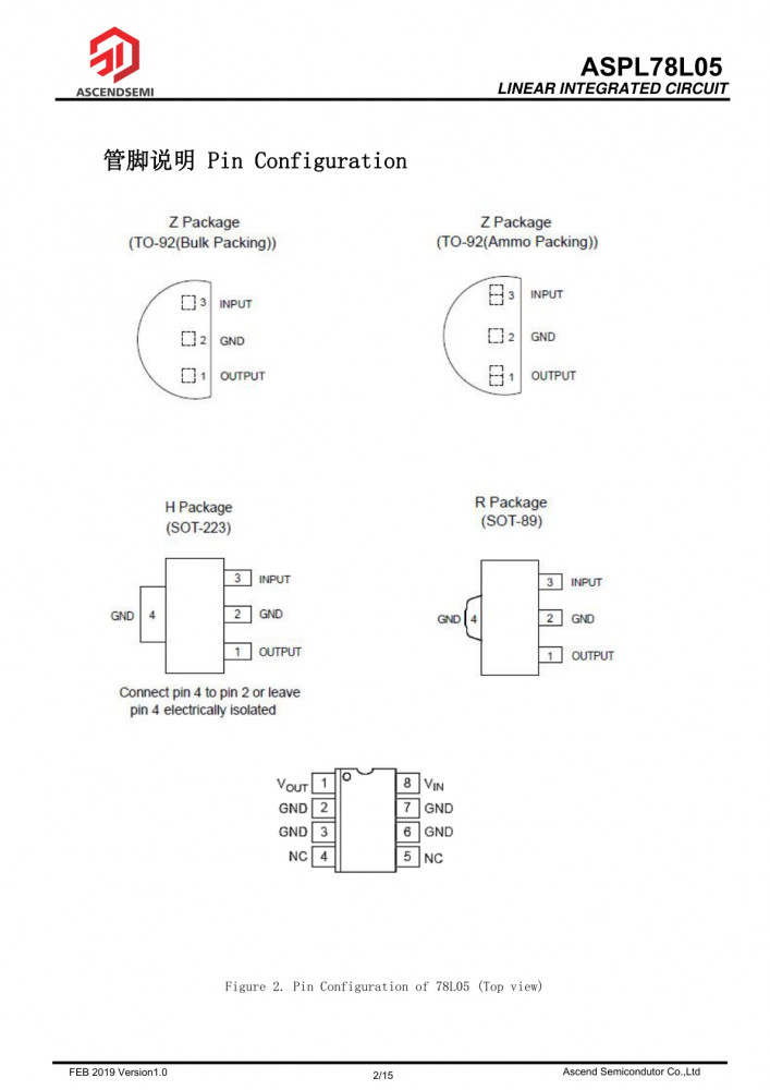 ASPL78L05DI-R datasheet page 2
